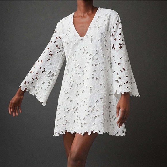 Cara Cara | Dresses | Cara Cara White Lace Mini Dress | Poshmark